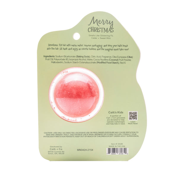 Christmas Tree Clamshell Bath Bomb – Cait + Co